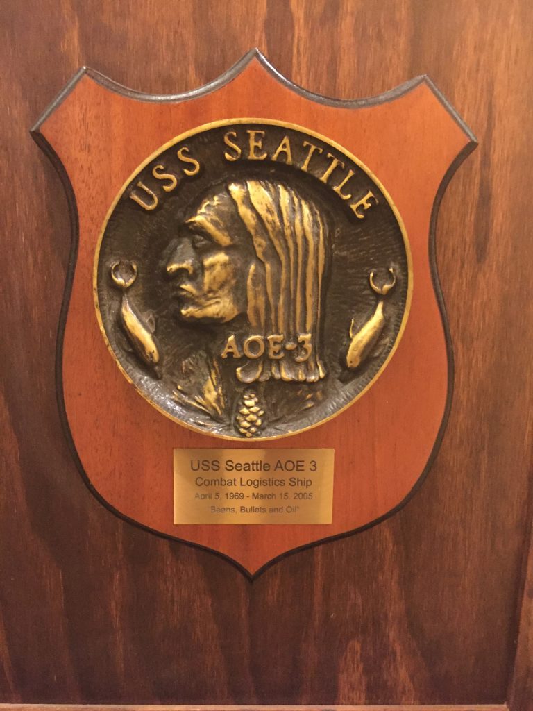 USS Seattle (AOE-3) Ship's Crest - WGS Systems